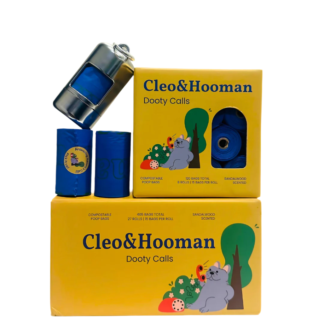 Dooty Calls (100% Certified Compostable Poop Bags) – Cleo&Hooman